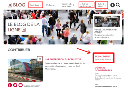 Un nouvel outil pour vos signalements